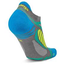 Ultralight No-Show - Light Grey/Bright Turquoise - SoleScience